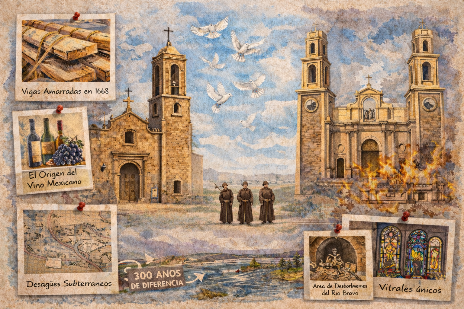 10 datos curiosos de la Misión de Guadalupe y la Catedral de Juárez ...